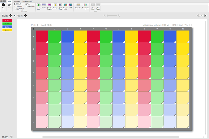 Tecan D300e Digital Dispenser :: Plate randomization